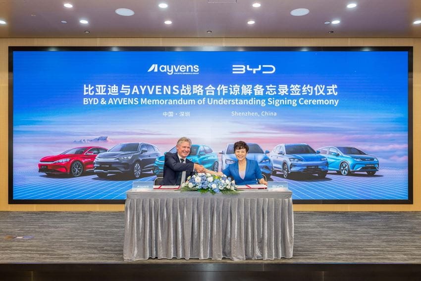 BYD partners with European fleet management firm